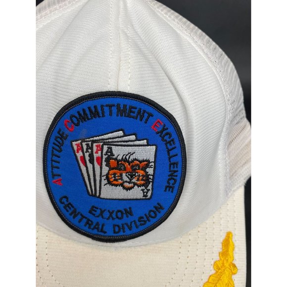 P Hat | Accessories | Vtg Exxon Tiger Attitude Commitment Excellence ...